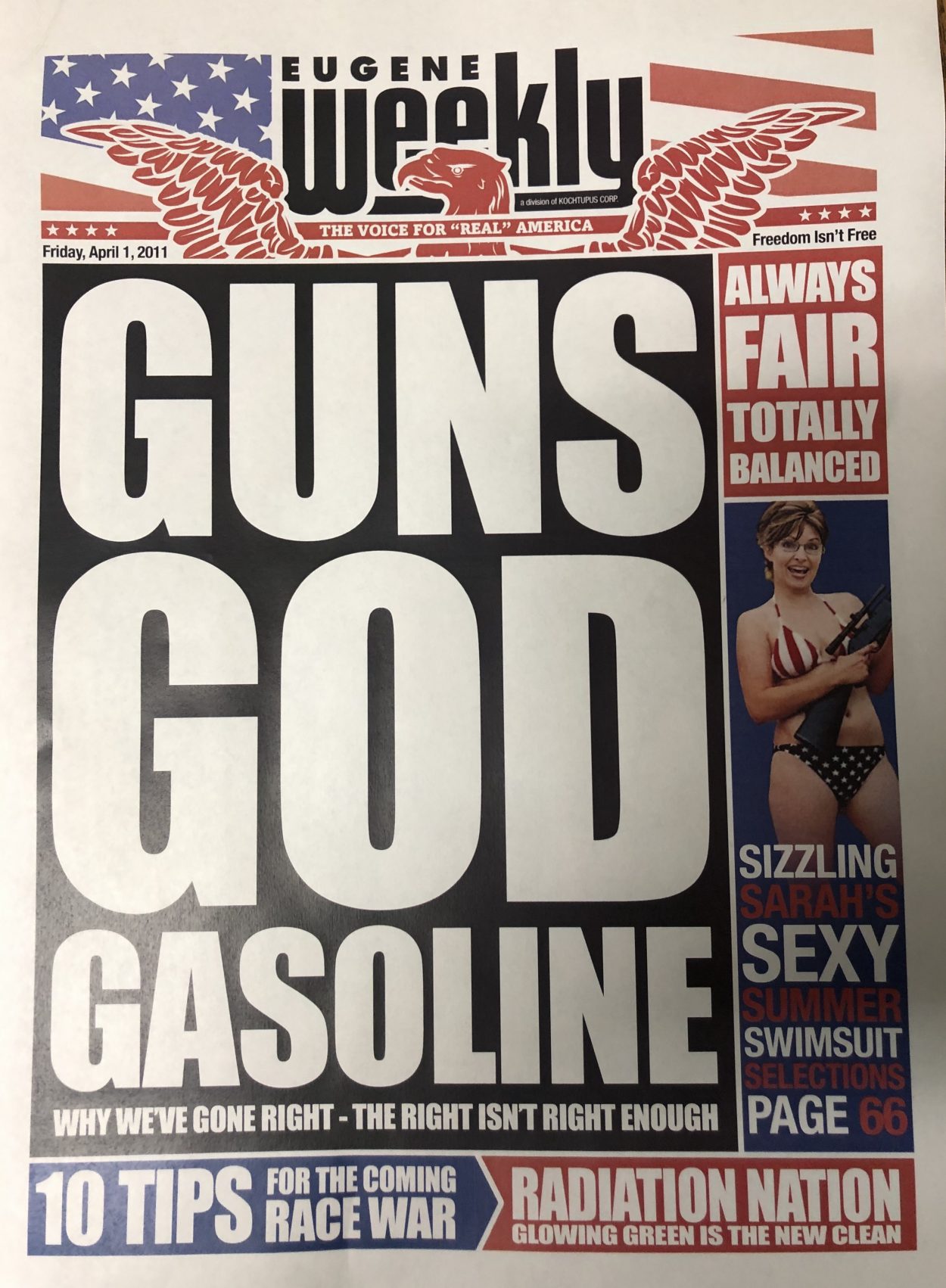 Guns, God and ? – Eugene Weekly