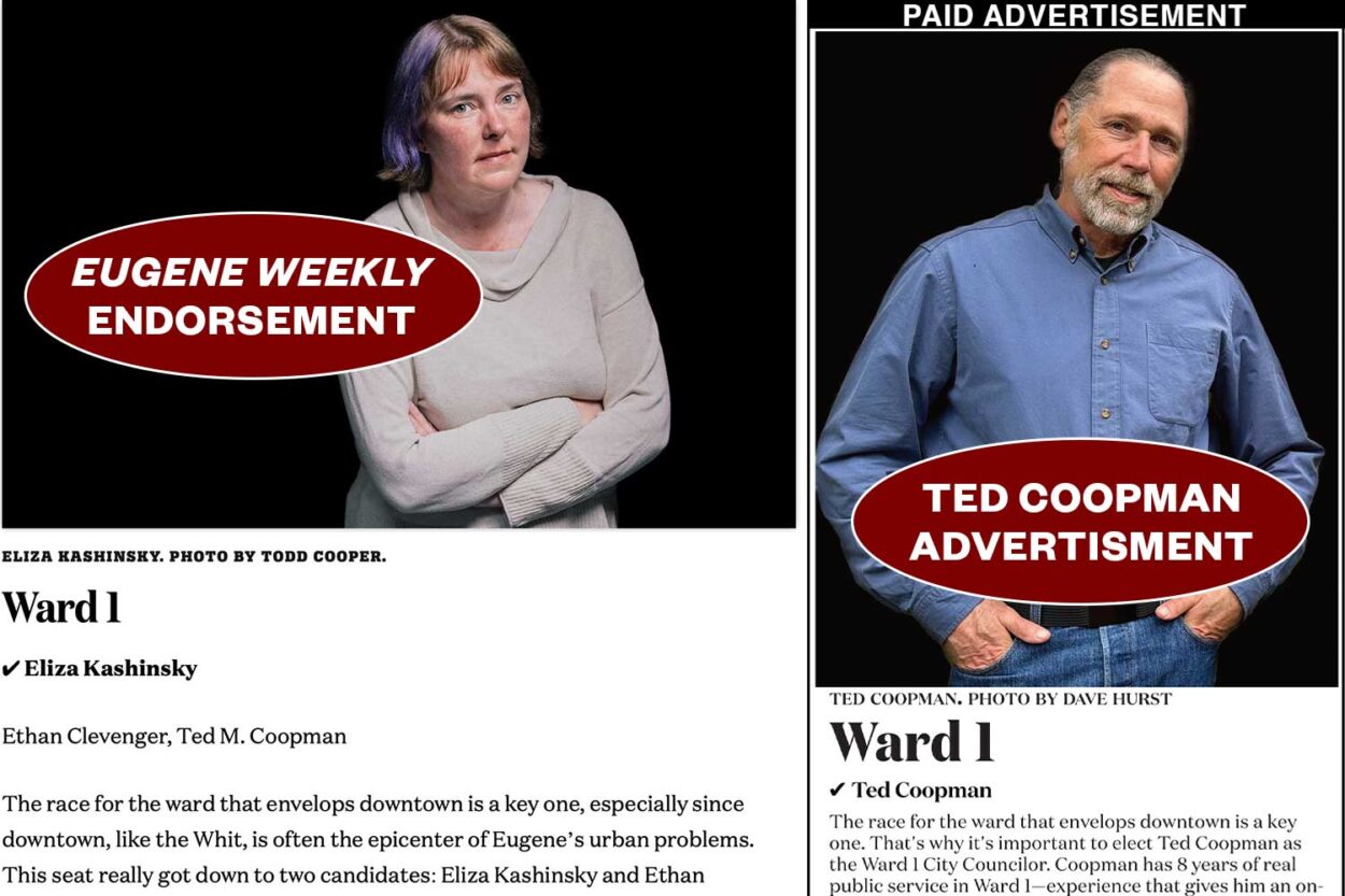 From libraries to weird ads in Slant – Eugene Weekly